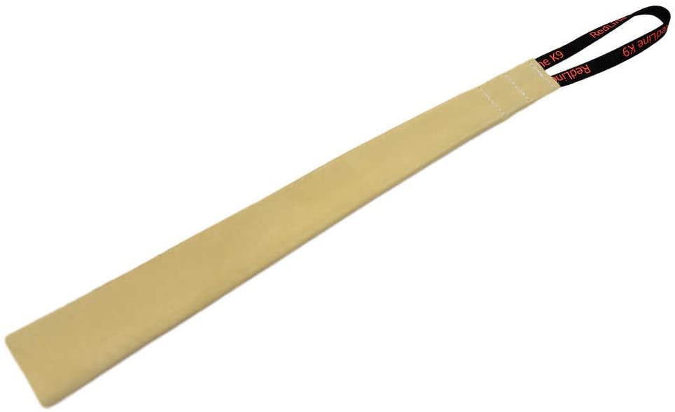 Leather Puppy Bite Rag W Handle Redline Review | My Little And Large